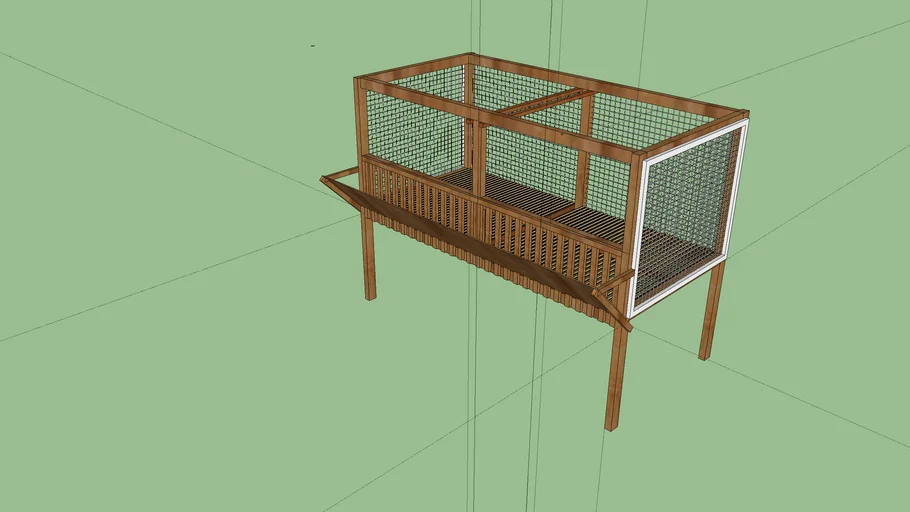Kandang Kelinci 2 Lobang ( Two Hole Rabbit Cage) | 3D Warehouse