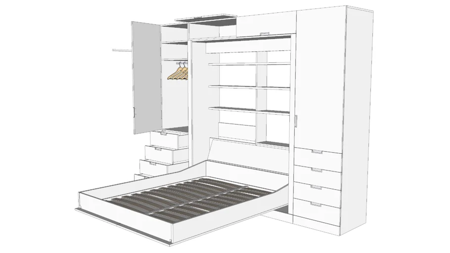 Murphy bed | 3D Warehouse