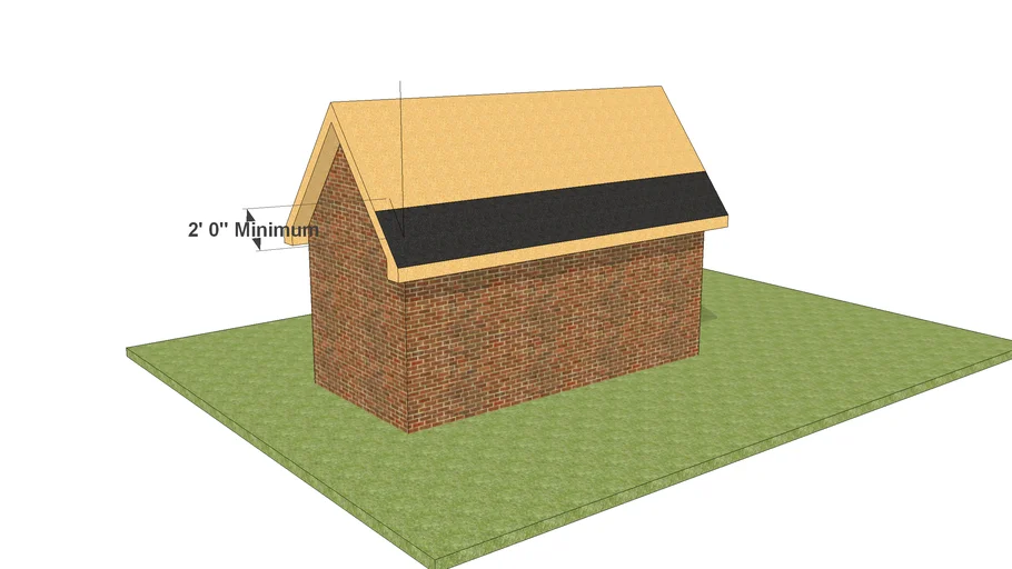 Residential ice&water shield requirements | 3D Warehouse