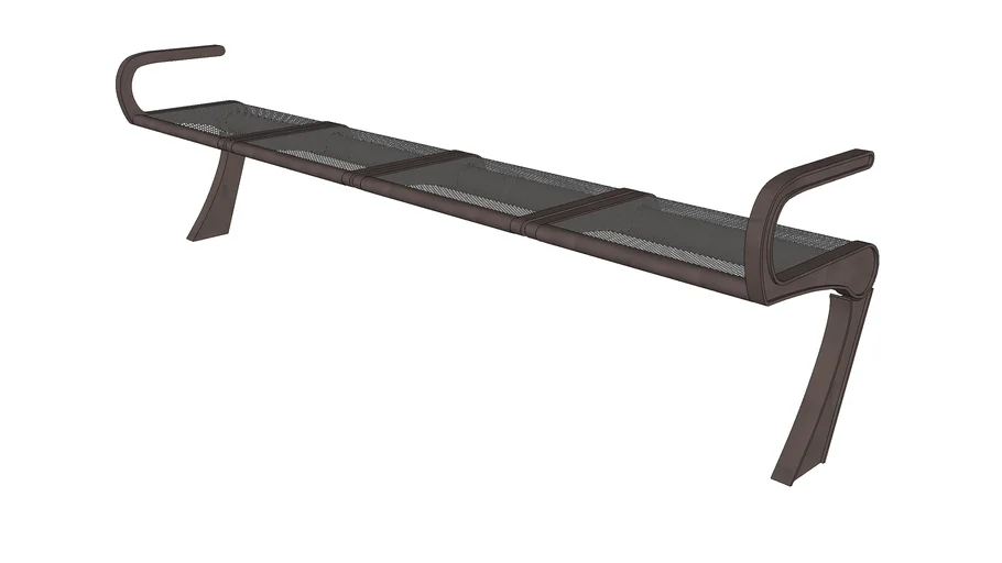 Mix 4 Seat Bench | 3D Warehouse