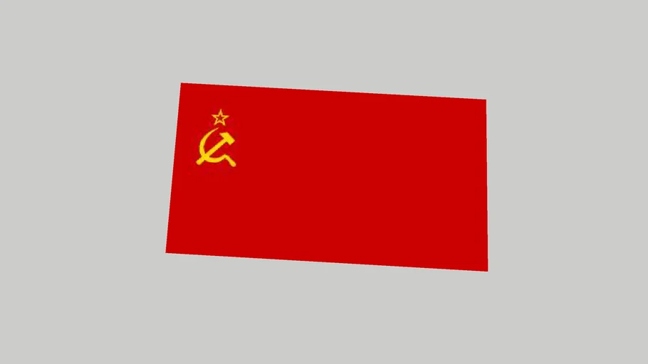 The flag of the USSR | 3D Warehouse
