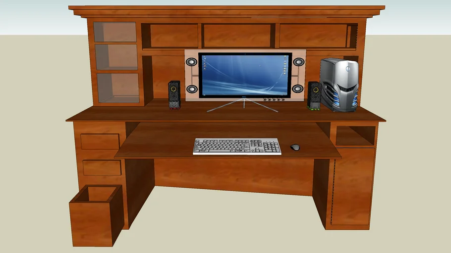 Alienware computer desk | 3D Warehouse