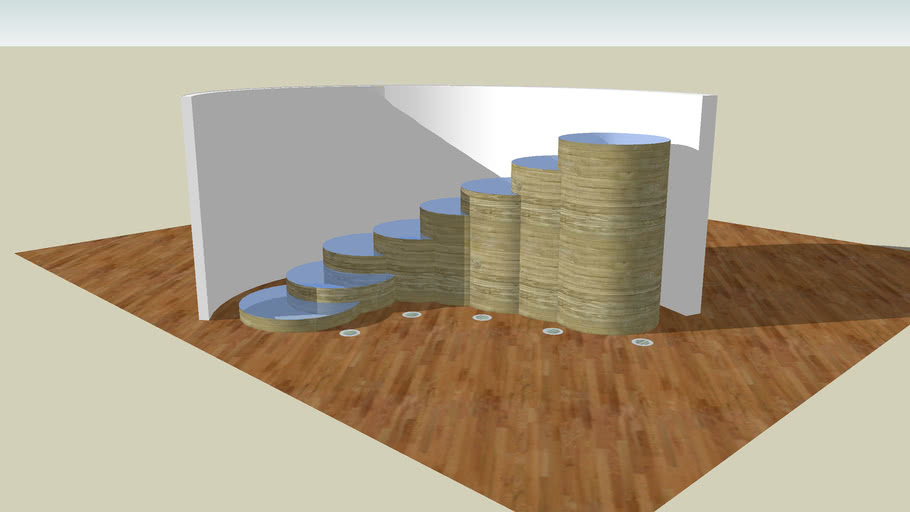 Round Stairs | 3D Warehouse