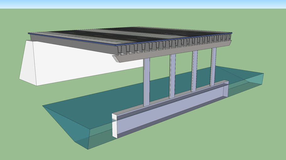 Super T-Beam bridge | 3D Warehouse
