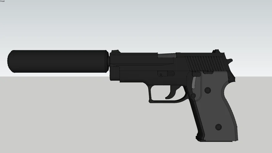 Sig Sauer P225 Silenced | 3D Warehouse