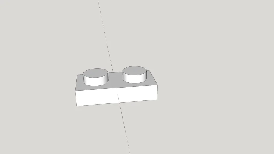 2x1 Plate | 3D Warehouse