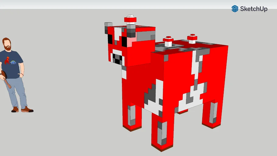 Mushroom Cow | 3D Warehouse