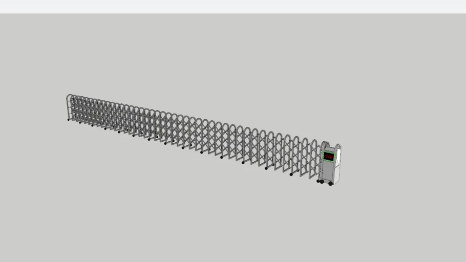 Folding Metal gate | 3D Warehouse