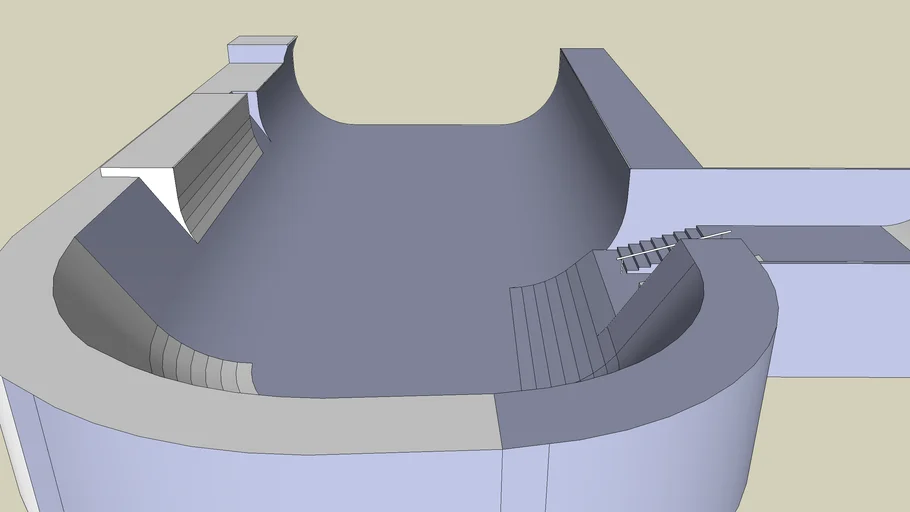 large halfpipe | 3D Warehouse