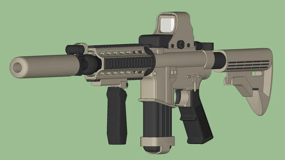M4A1 Custom 2019 II | 3D Warehouse