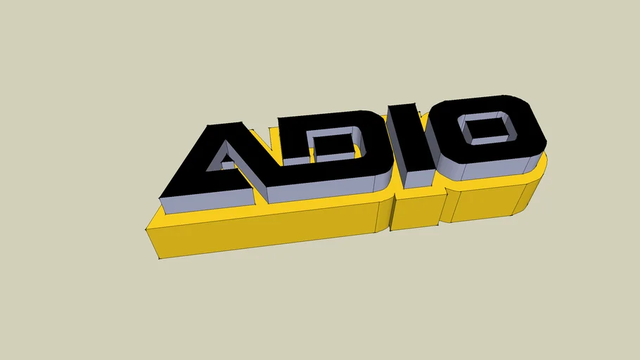 ADIO logo | 3D Warehouse