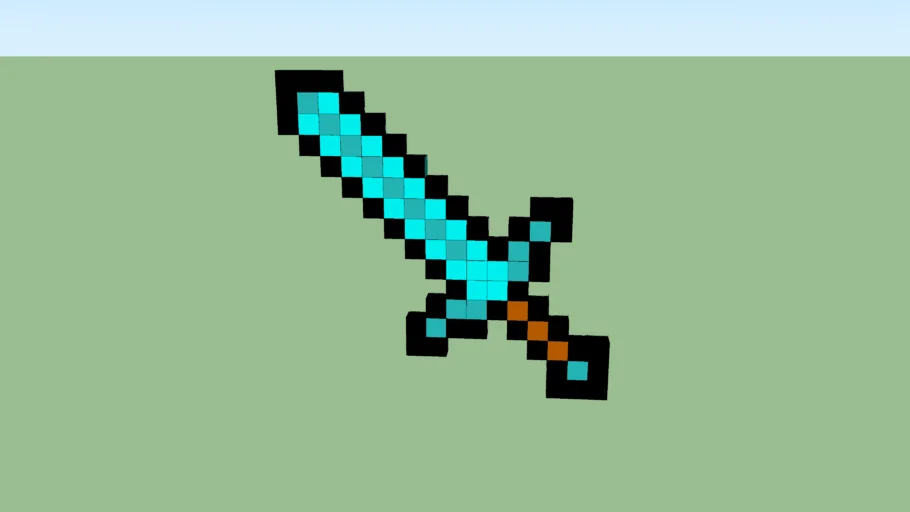 diamond sword minecraft | 3D Warehouse