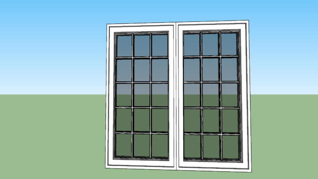 Double Windows Large | 3D Warehouse