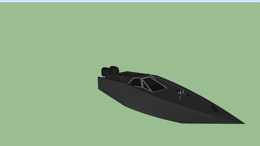 Stealth Boat | 3D Warehouse