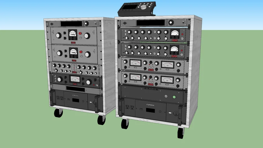 15U Mixing Racks - UA, Retro Instruments - Compressors, EQ, Limiter ...