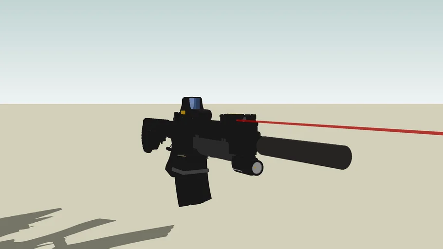 HK-416 SOCOM Mod | 3D Warehouse