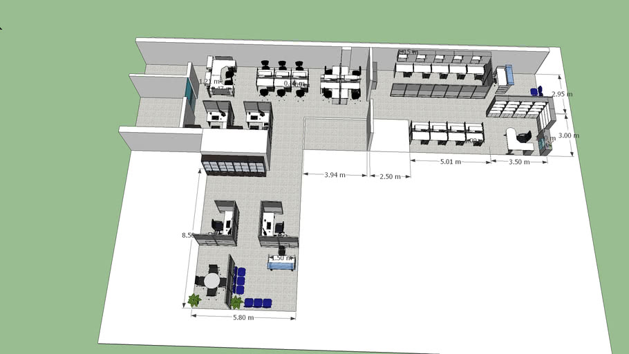 oficina moderna | 3D Warehouse