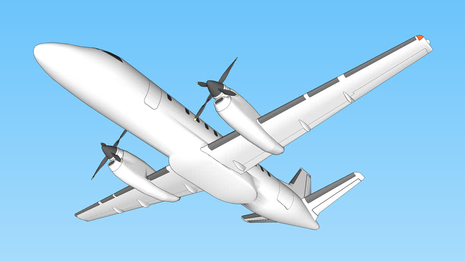 SAAB-340 Turboprop | 3D Warehouse