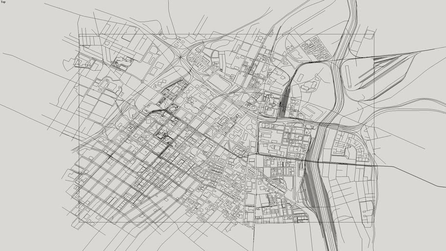 Open Street Map (OSM) Import of Downtown Los Angeles | 3D Warehouse