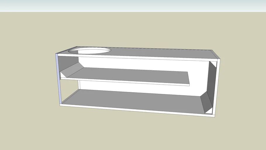Quarter wave speaker box | 3D Warehouse