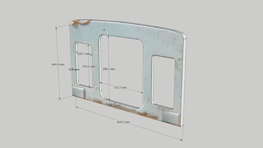 Land Rover Series 3 Front Panel | 3D Warehouse