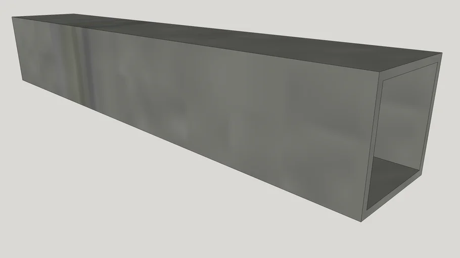 METAL (square tube) 2'x2'x.125'-12in | 3D Warehouse