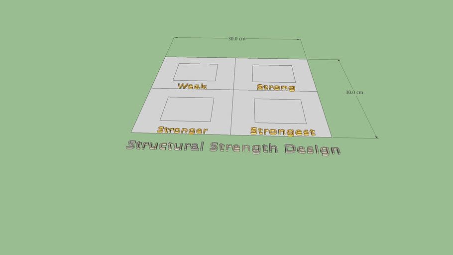 Structural Strength Design | 3D Warehouse