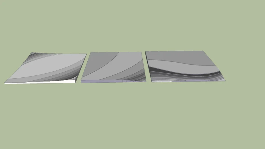 Slab Contour 3 slab | 3D Warehouse