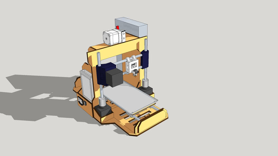 Prusa i3 style 3D printer | 3D Warehouse