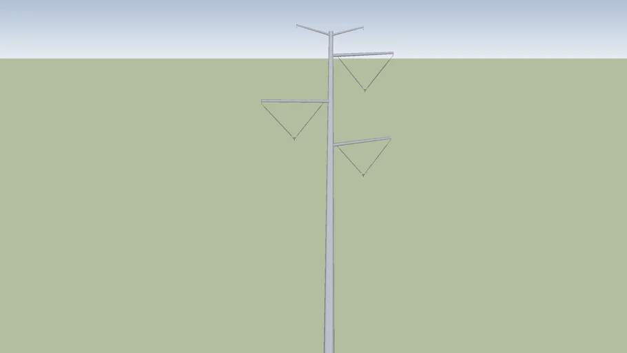 Power line pole | 3D Warehouse