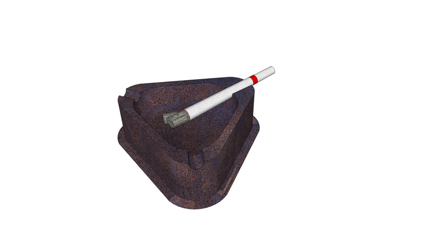 Ashtray_Cigarette_Asbak_Rokok | 3D Warehouse