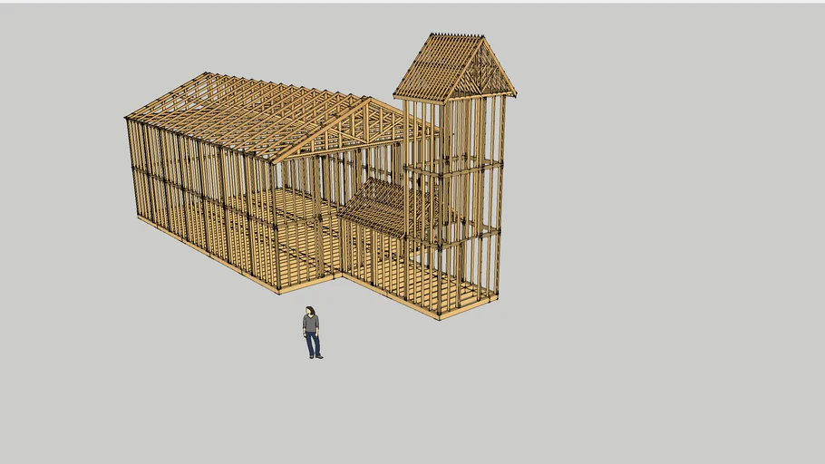 Basic Church Frame | 3D Warehouse