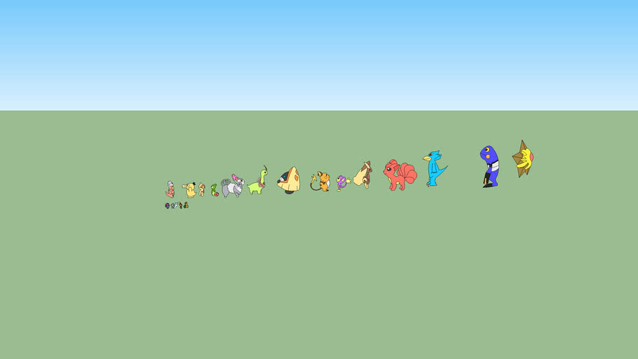 2D pokemon | 3D Warehouse