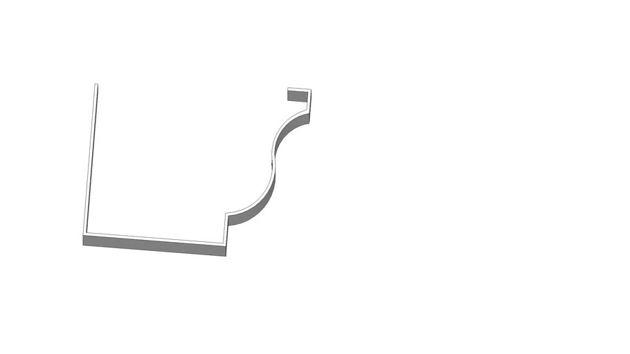 Gutter section | 3D Warehouse
