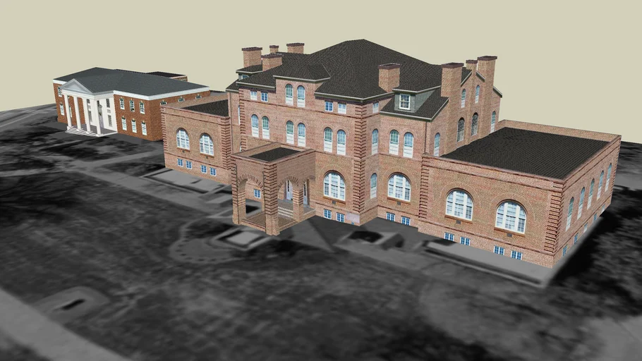 Holladay Hall and Winslow Hall | 3D Warehouse