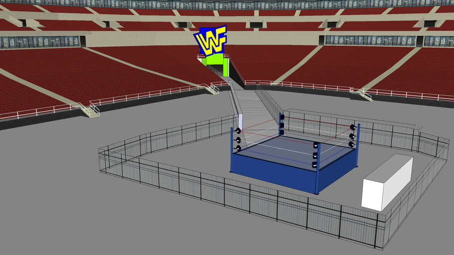 Classic WWE/WWF Arena | 3D Warehouse