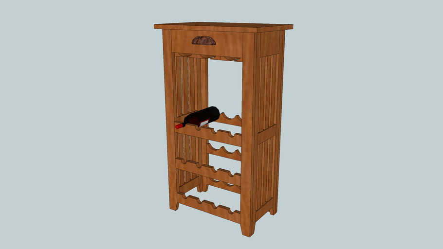 Wine Rack | 3D Warehouse