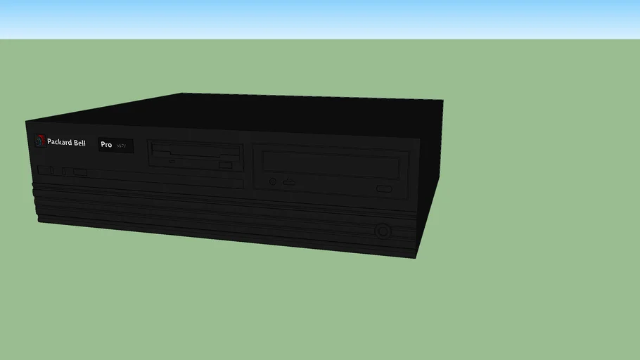 Packard Bell (Pro 66TV 'multimedia') desktop computer | 3D Warehouse