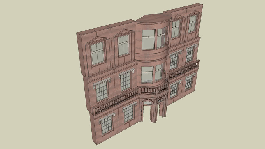 Building Facade 4 | 3D Warehouse