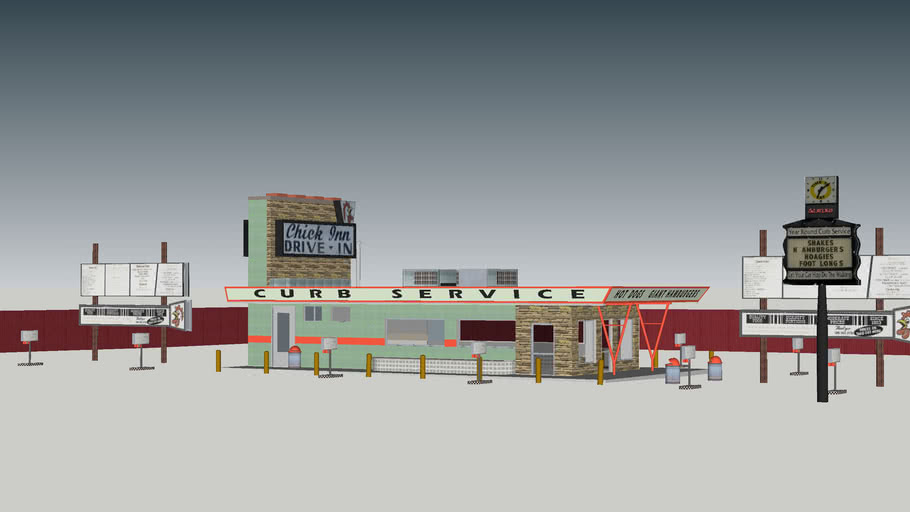 Chick Inn Drive In | 3D Warehouse