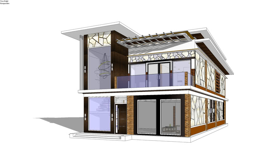 two storey house. | 3D Warehouse