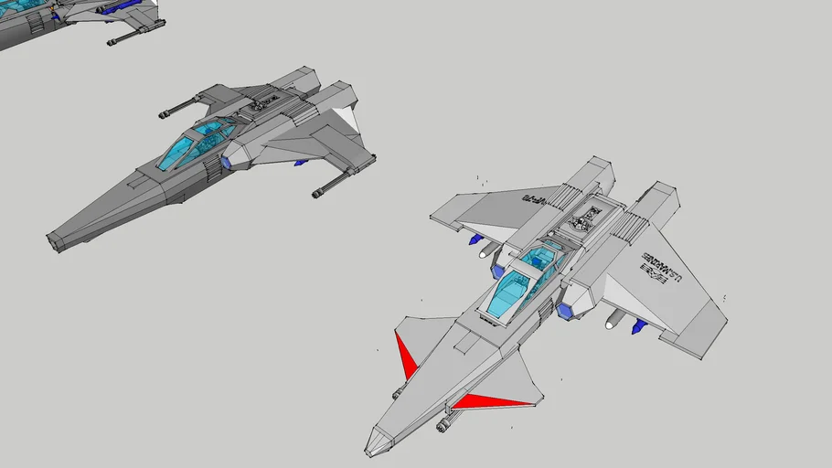 EARTH DEFFENCE SPACE FIGHTER | 3D Warehouse
