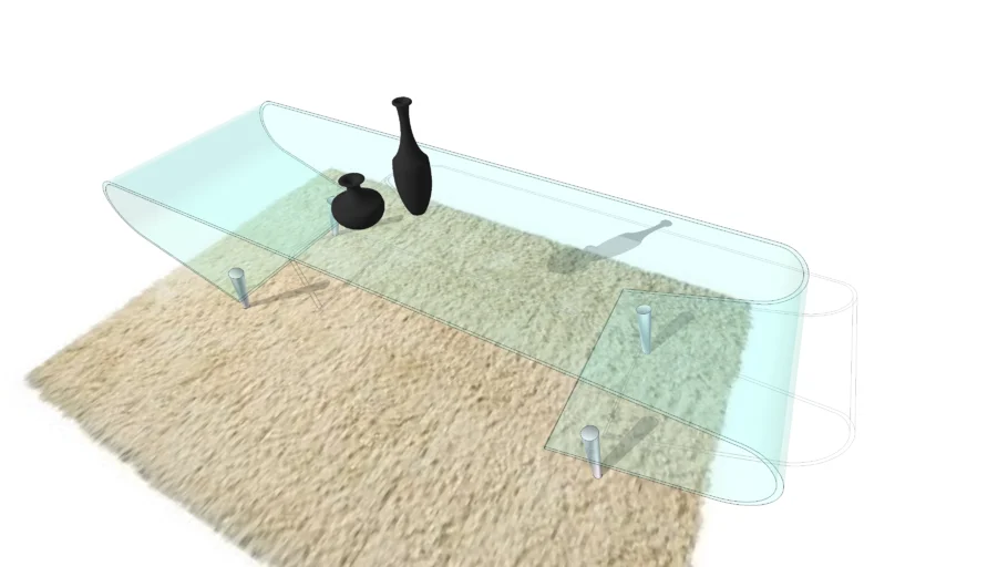 glass table | 3D Warehouse