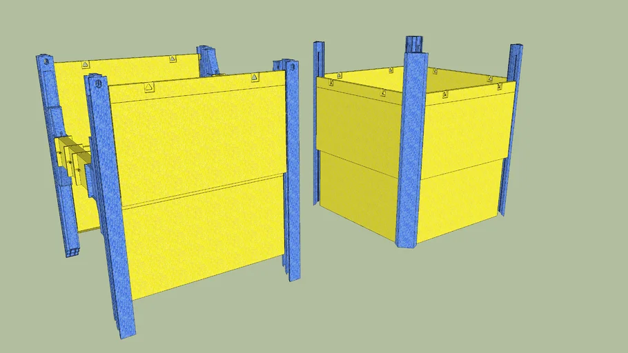 TS DOUBLE SLIDE PANEL | 3D Warehouse