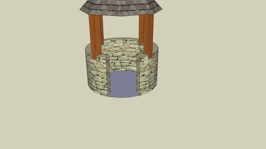 Puit en pierre | 3D Warehouse