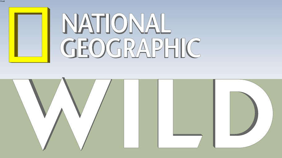 Nat Geo Wild logo 2018 | 3D Warehouse