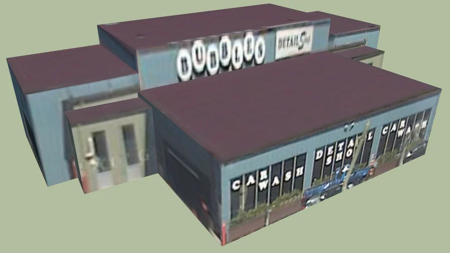 Bubbles Car Wash Building in Boston, MA | 3D Warehouse