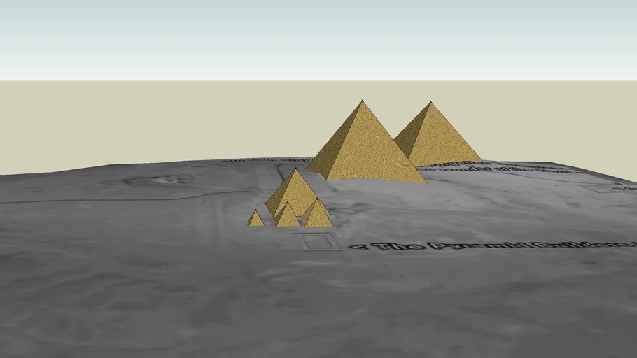 The Giza Pyramids | 3D Warehouse