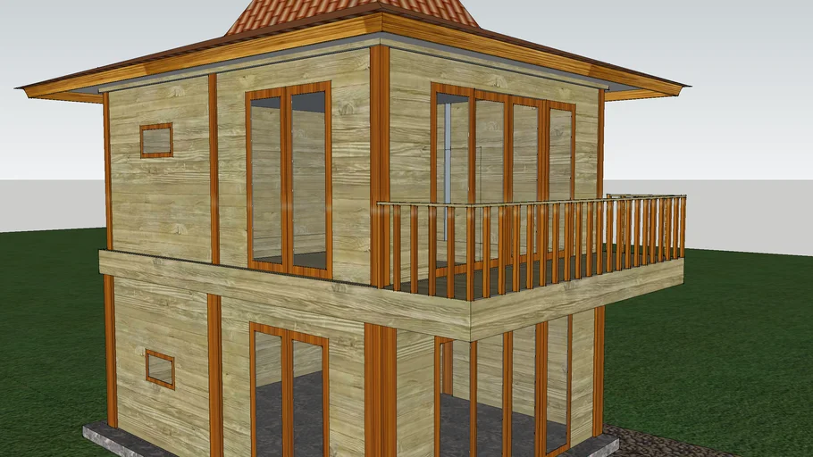 Joglo 2 floor | 3D Warehouse