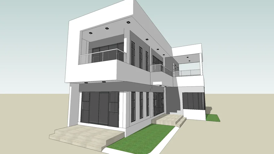 modern house arch. marce 3d | 3D Warehouse